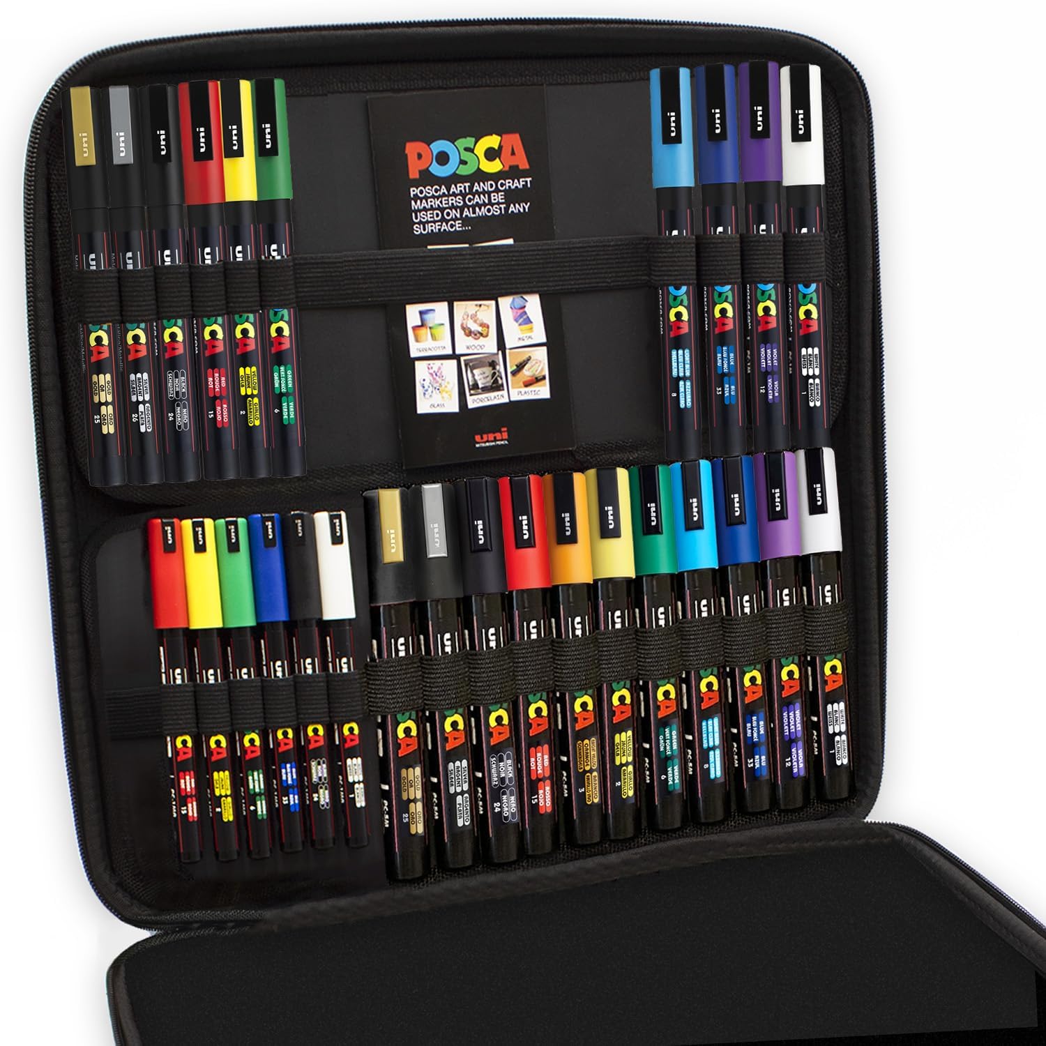 Posca Water Based Permanent Marker Paint Pen - PC-1MR / PC-3M / PC-5M ...