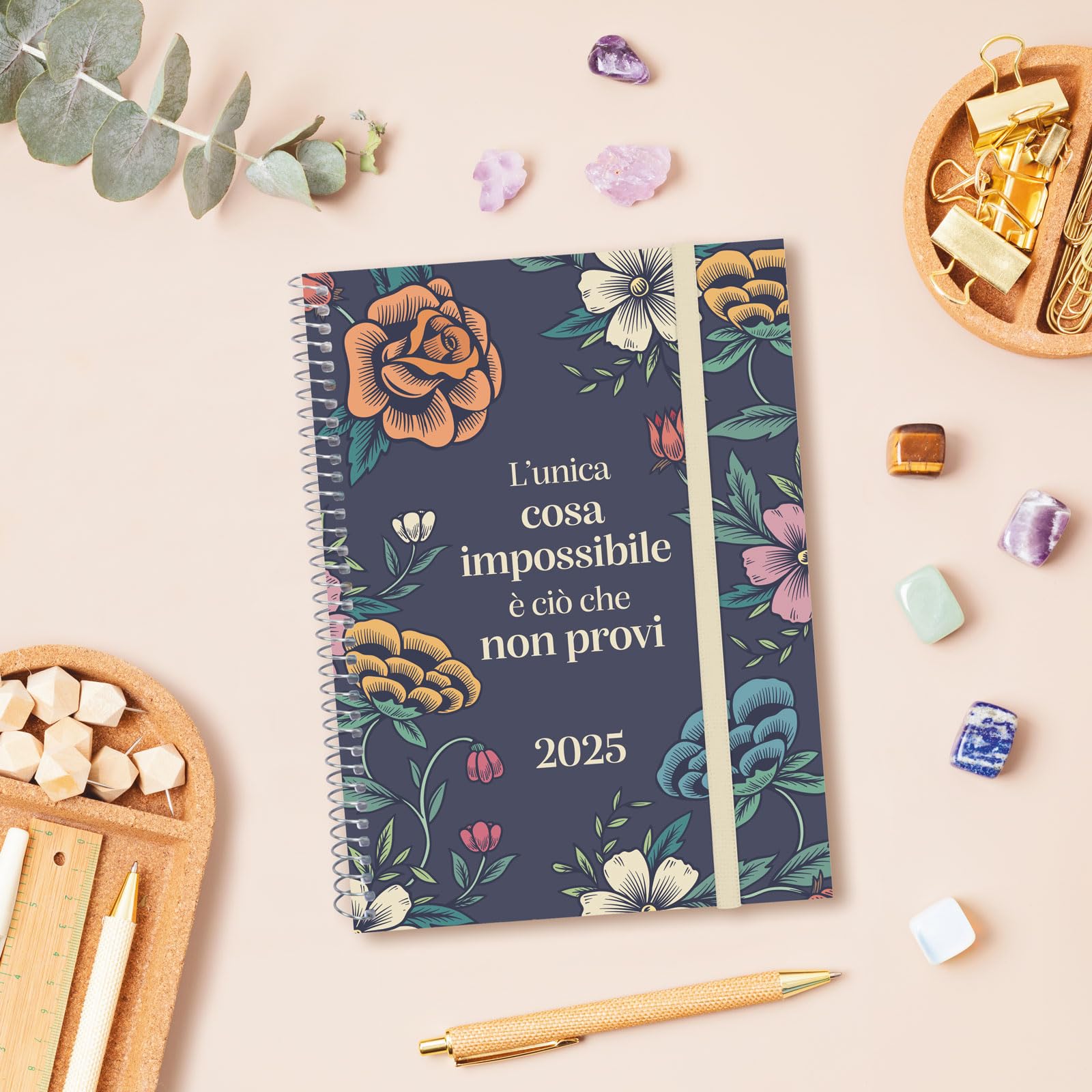 Finocam – Spiral Design Collection 2025 Diary 1 Page per Day January ...