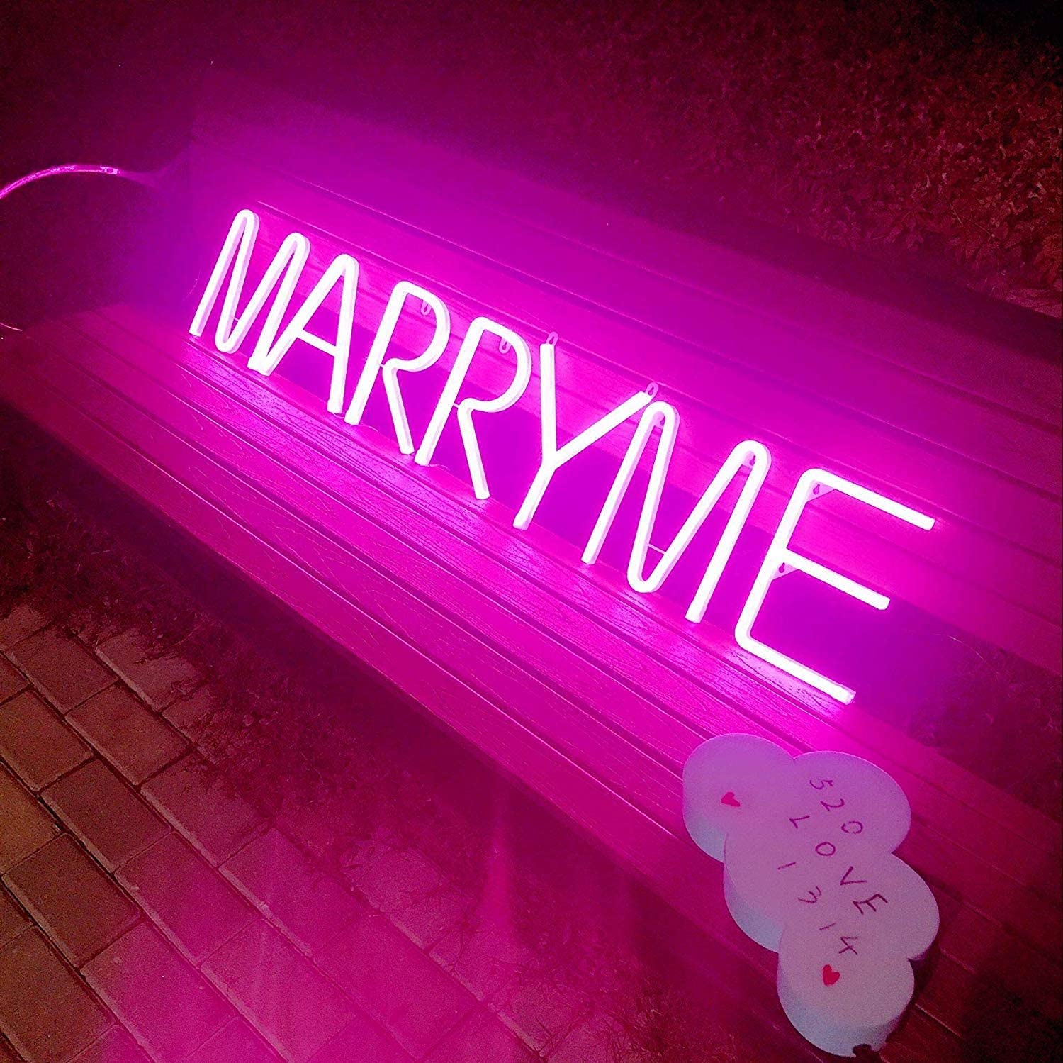 Neon Light Alphabet Letters