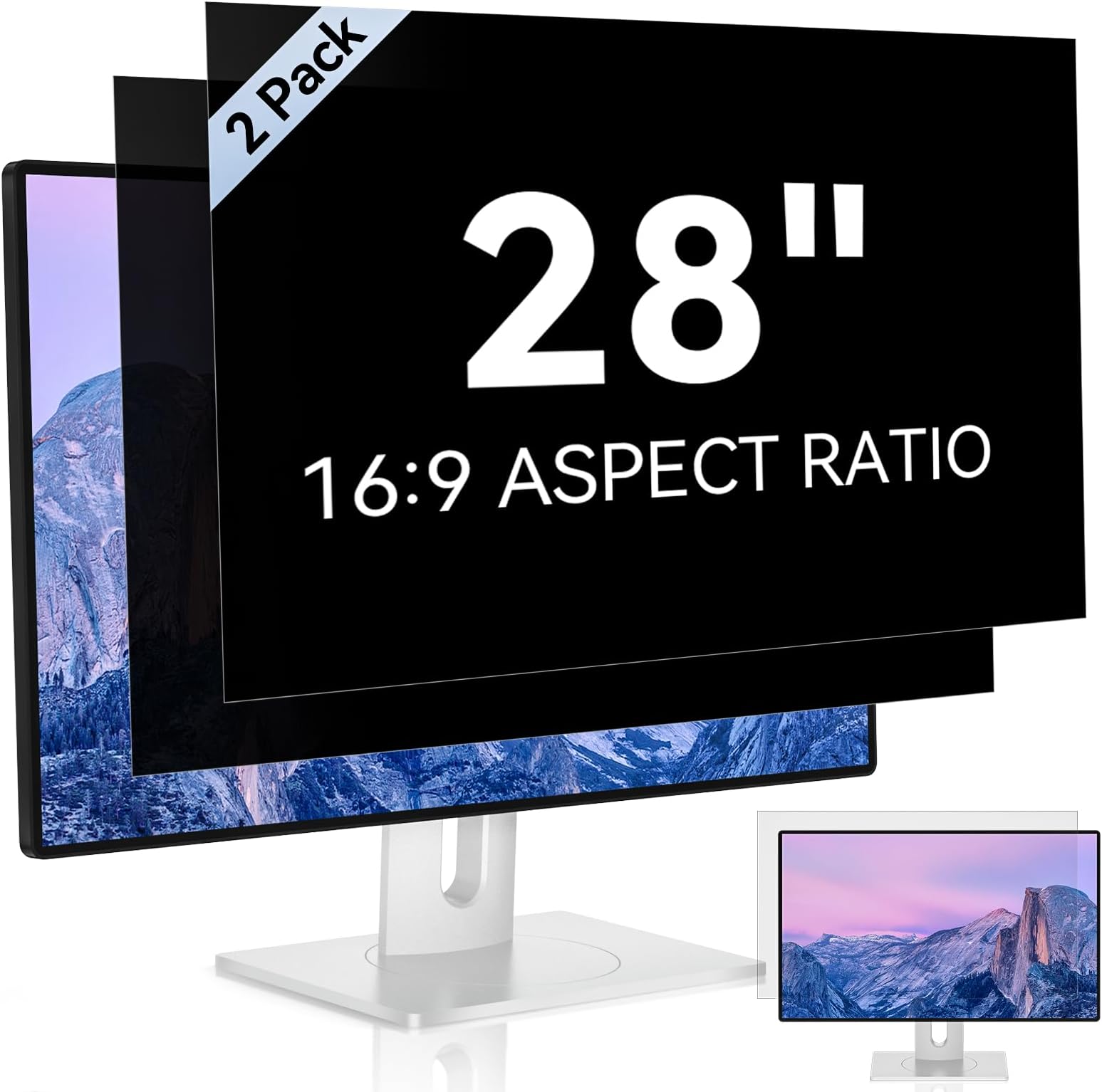 Amazon.com: [2 Pack] 28 Inch Computer Privacy Screen for 16:9 Aspect ...