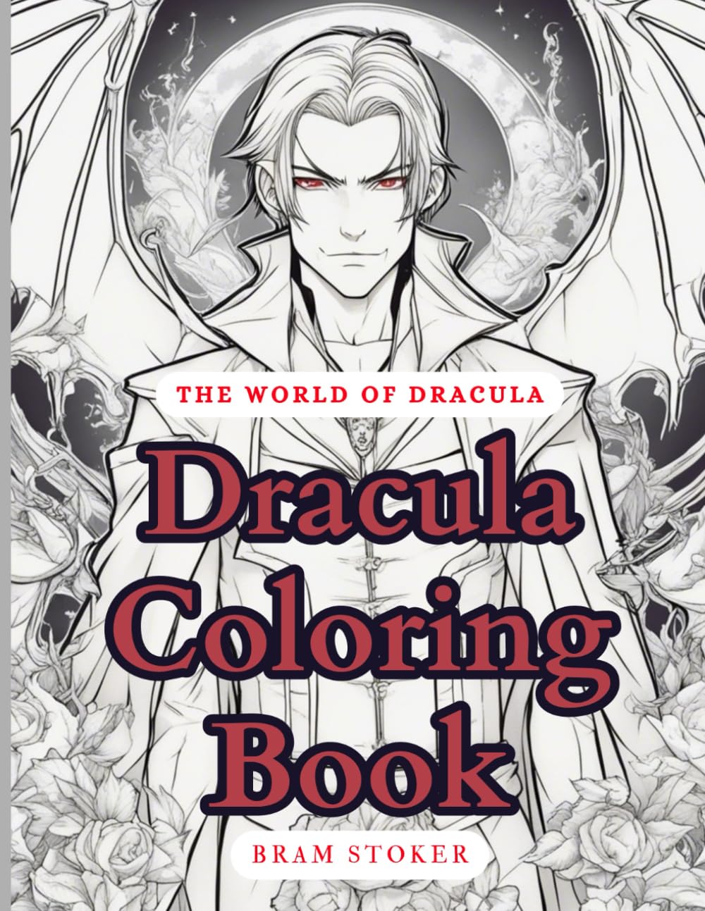 Dracula Coloring Book: The magical world of Dracula: Doodles, Chroma ...