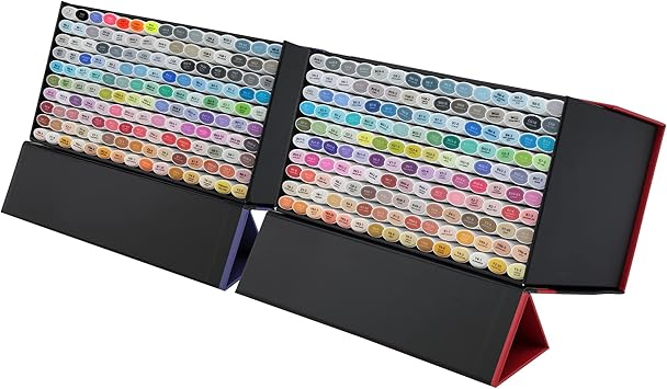 Amazon.com: Artfinity Sketch Marker Set of 300 - Assorted, Vibrant ...