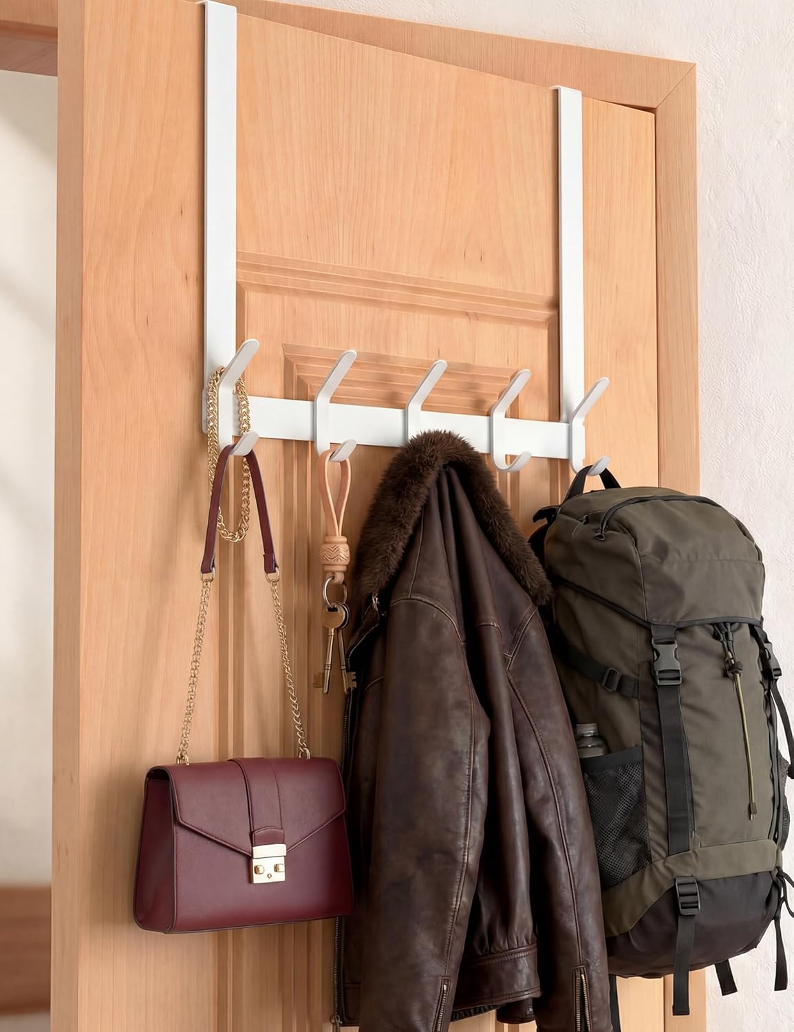 Amazon.com: CHAUNCEY HOME Long Over The Door Hooks Hanger with 15.75 ...