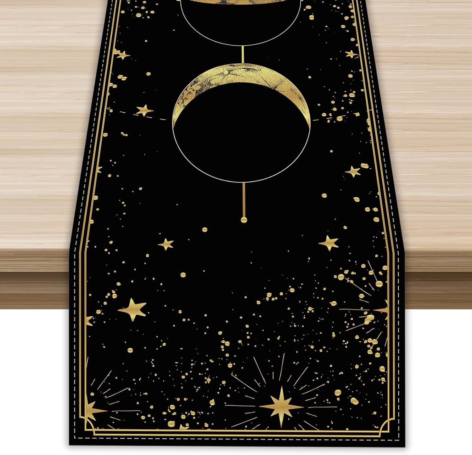 Amazon.com: Moon Mystical Halloween Table Runner Boho Astrology Ouija ...