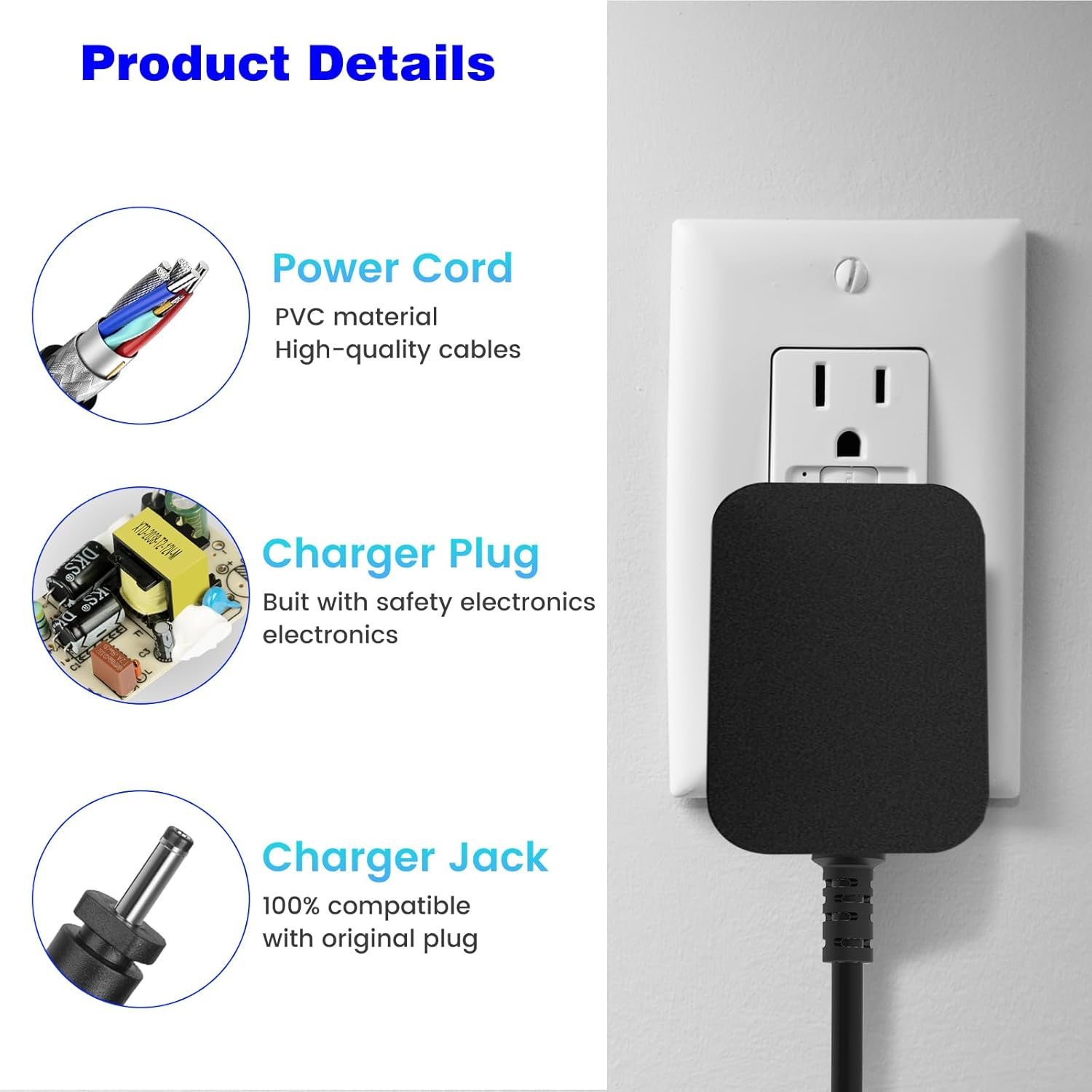 Reemplazo para Shark CH950 CH951 UltraCyclone Pro Cargador de ...