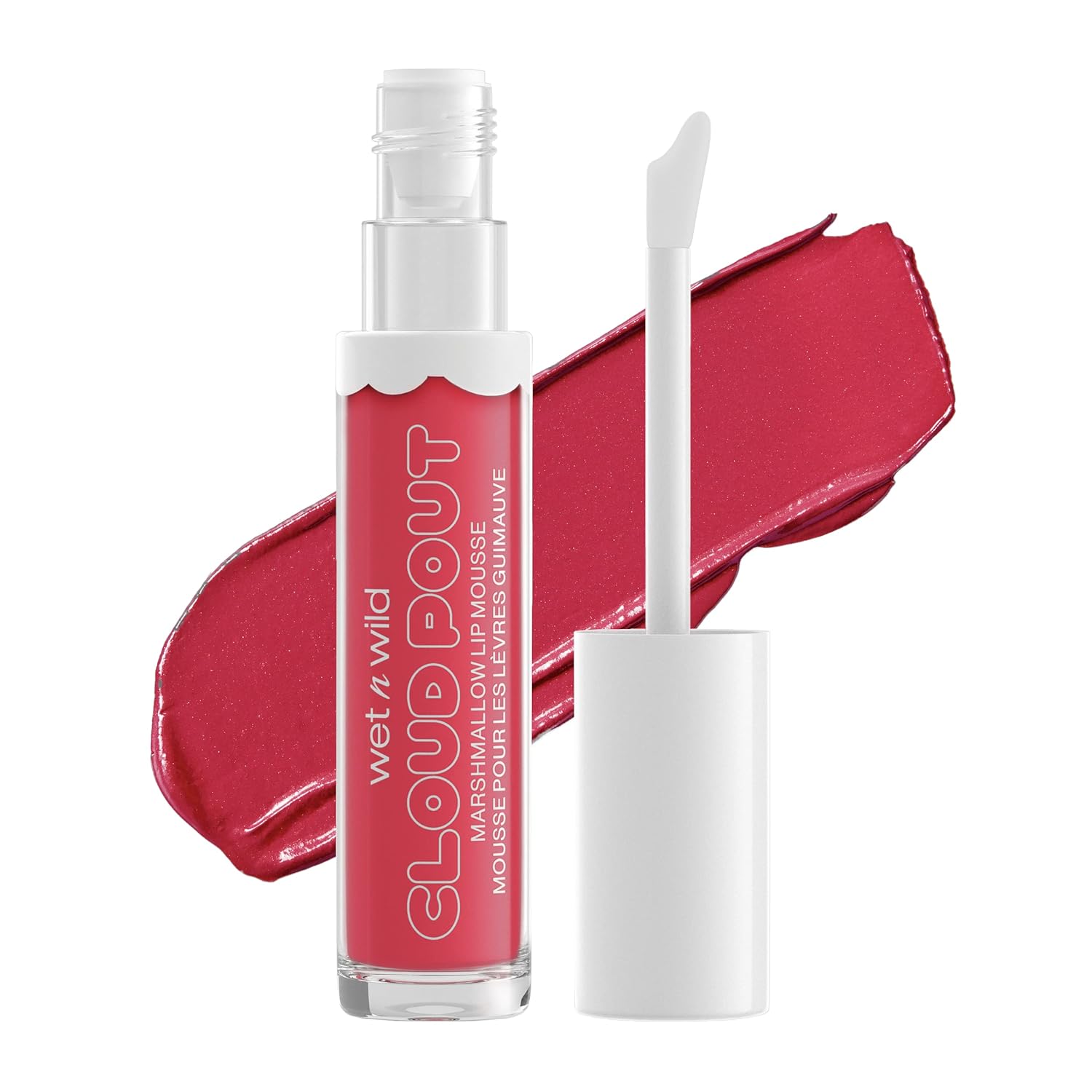 wet n wild Lip Cream Cloud Pout Marshmallow – Lápiz labial líquido mate ...