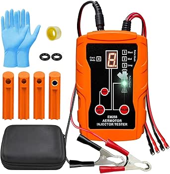 Amazon.com: Fuel Injector Tester Cleaner - 4 Pulse Modes & 4 Test Leads ...
