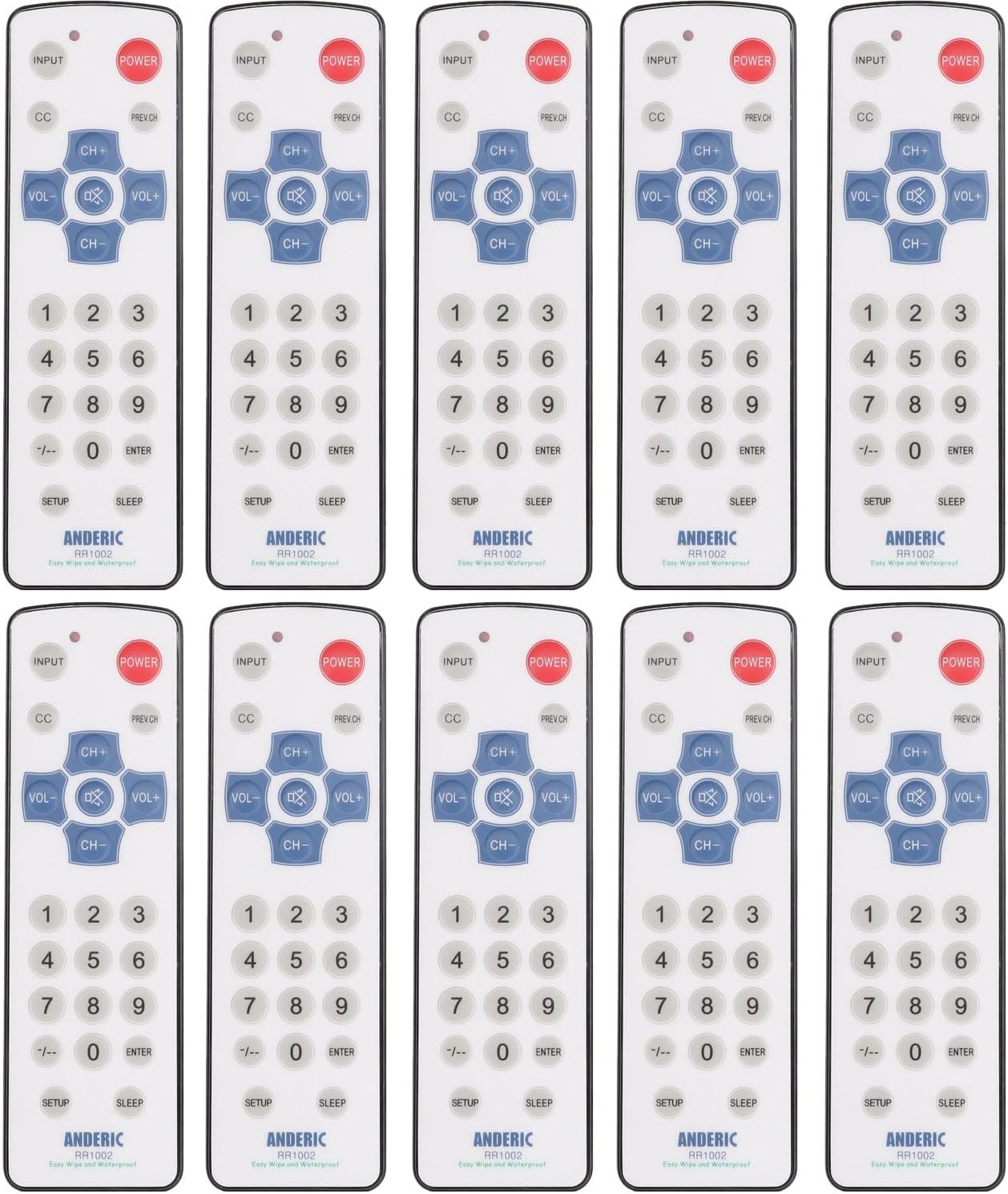 Amazon.com: [10 Pack] Anderic EzWipe 1-Device Universal Cleanable TV ...