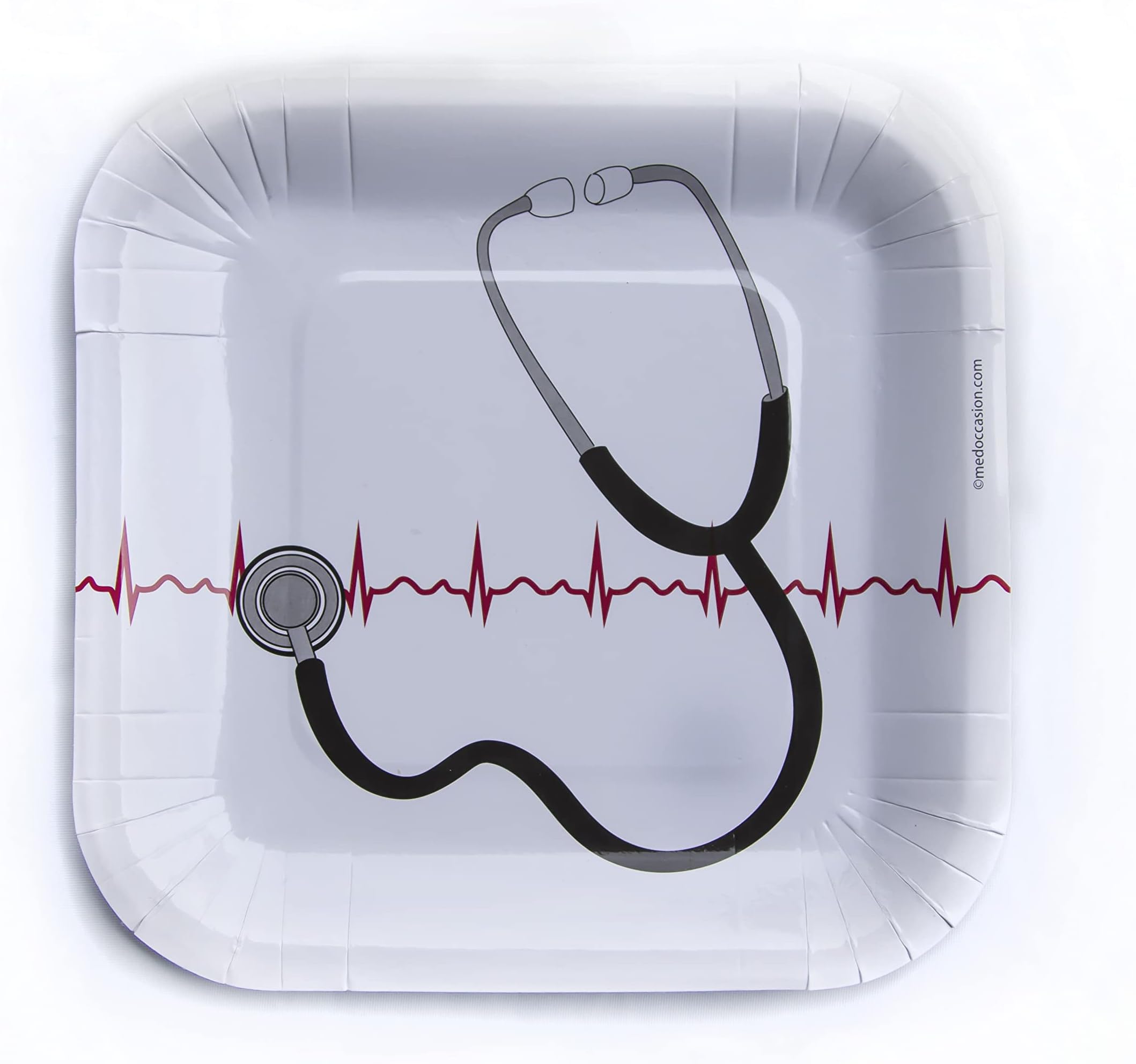 Amazon.com: Sparkle and Bash 80 Pack Nurse Paper Plates for Nursing ...