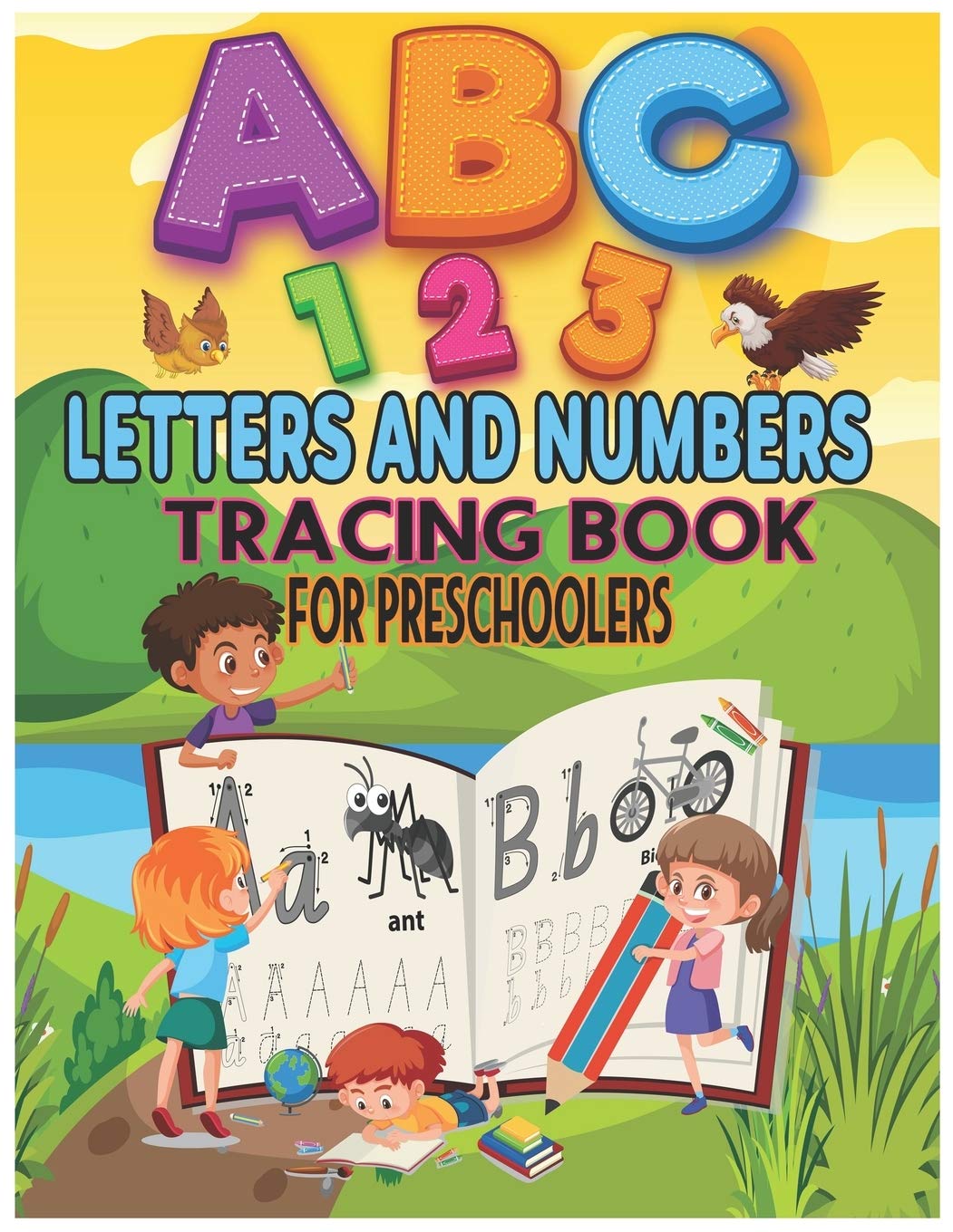 Buy letters and numbers tracing book for preschoolers: A training guide ...