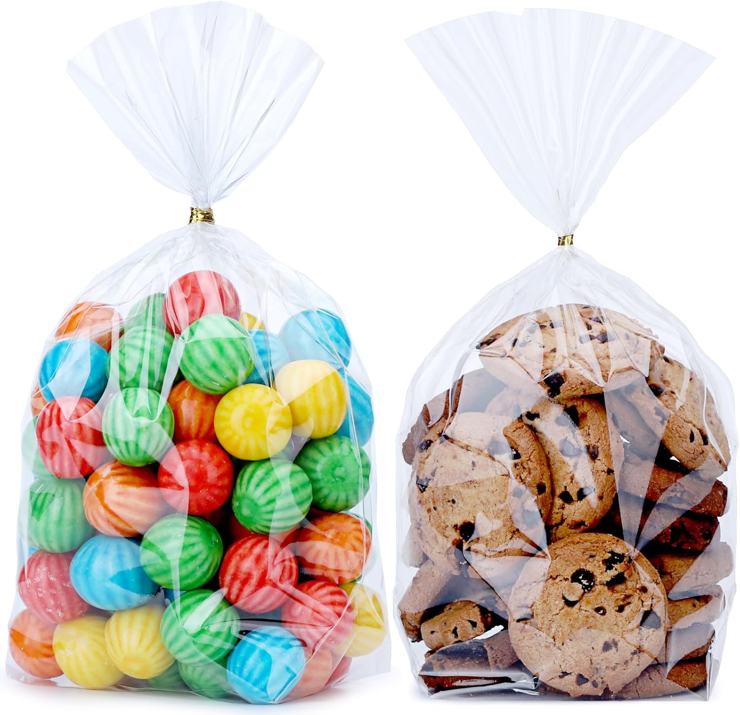 Amazon.com: Bottom Gusset Bags 100Pcs 5X7" Clear Cellophane Bags ...