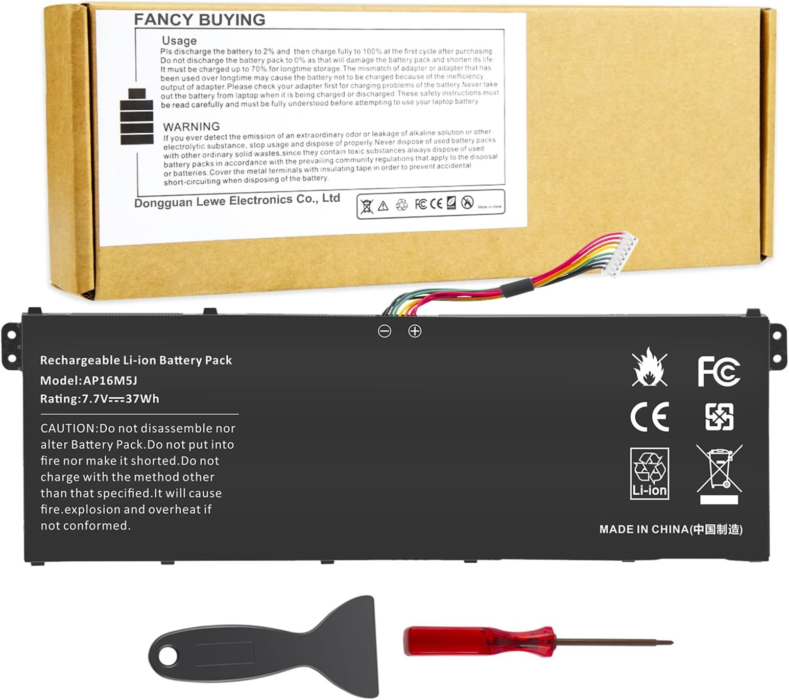 Amazon.com: Fancy Buying AP16M5J Laptop Battery for Acer Aspire 1 A114 ...