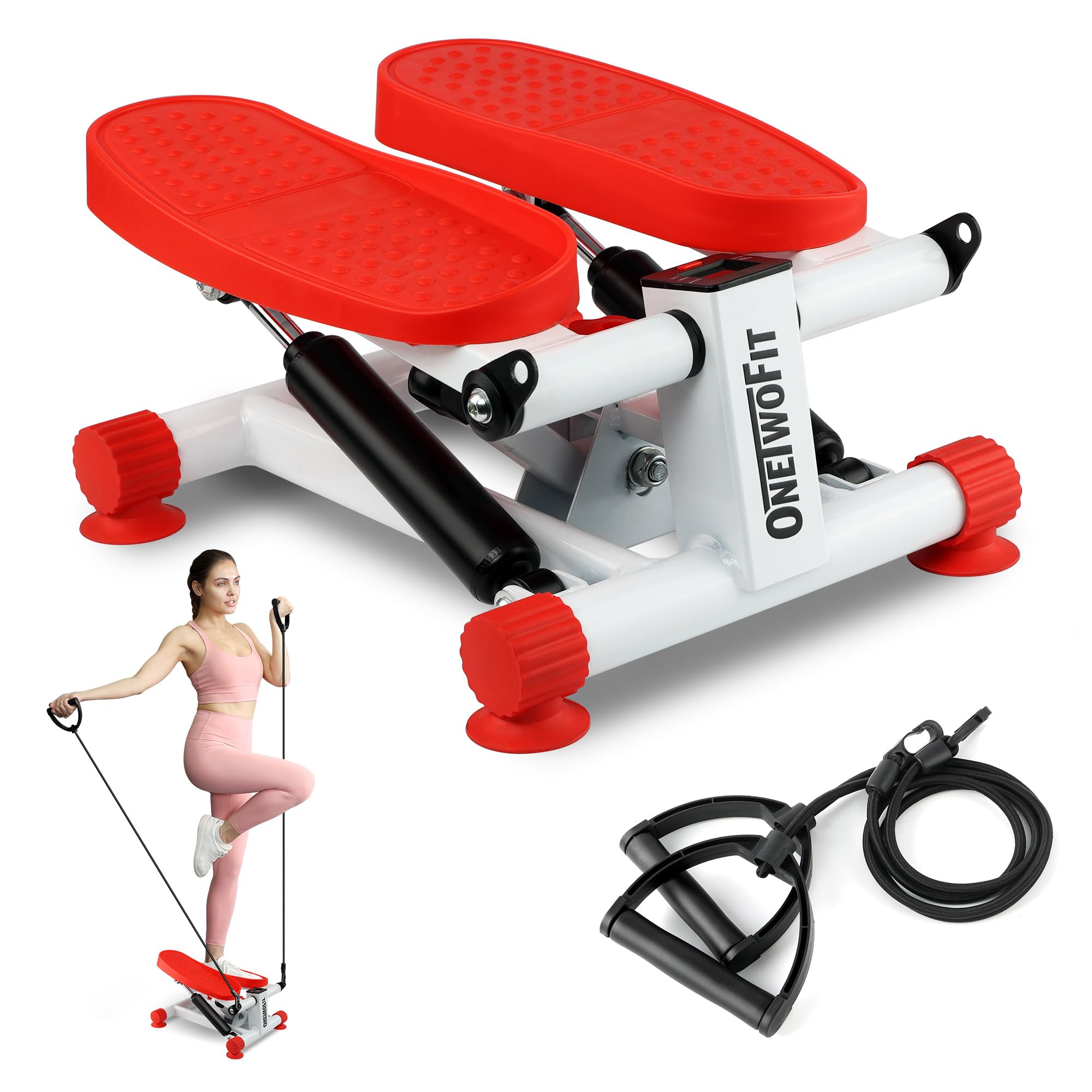 Snapklik.com : Steppers For Exercise At Home, Quiet Mini Stepper