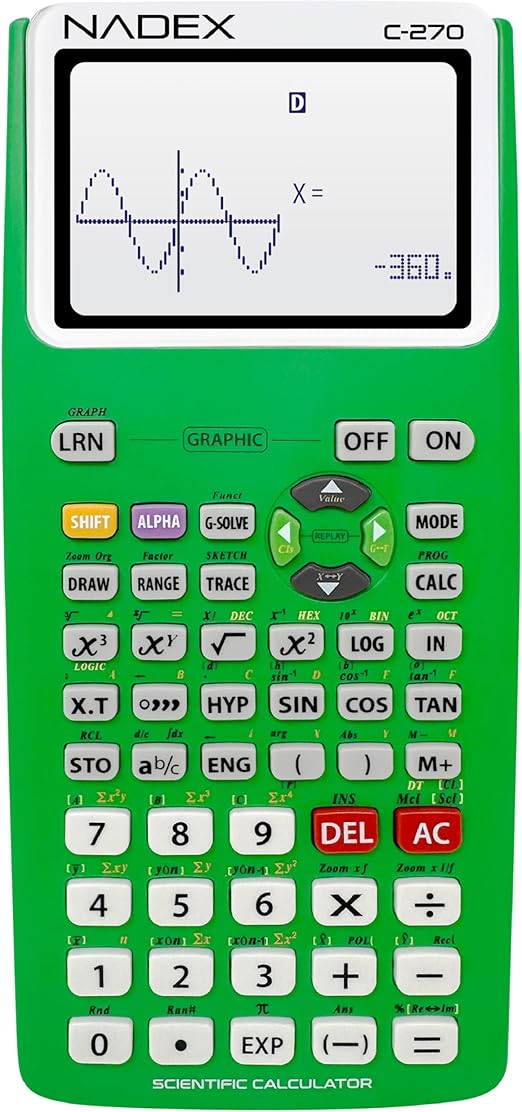 Amazon.com : Scientific Calculator with Graph Functions for College and ...