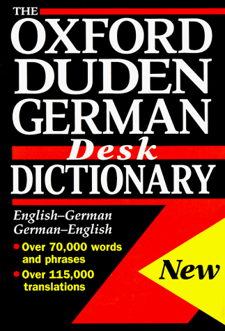 Amazon.com: The Oxford-Duden German Desk Dictionary: 9780198601470 ...