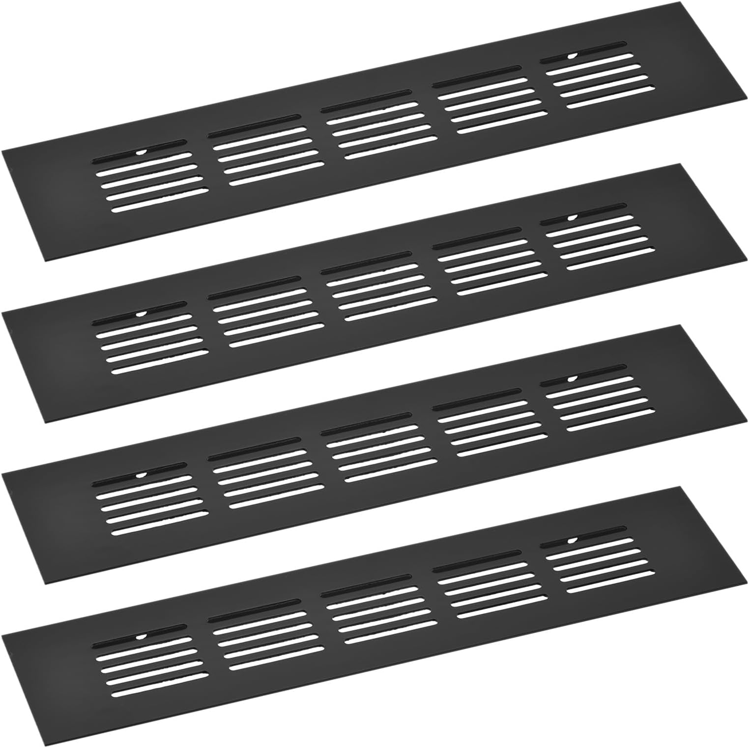 uxcell 4pcs Rectangle Ventilation Grille Aluminum Alloy Mesh Air Vent ...