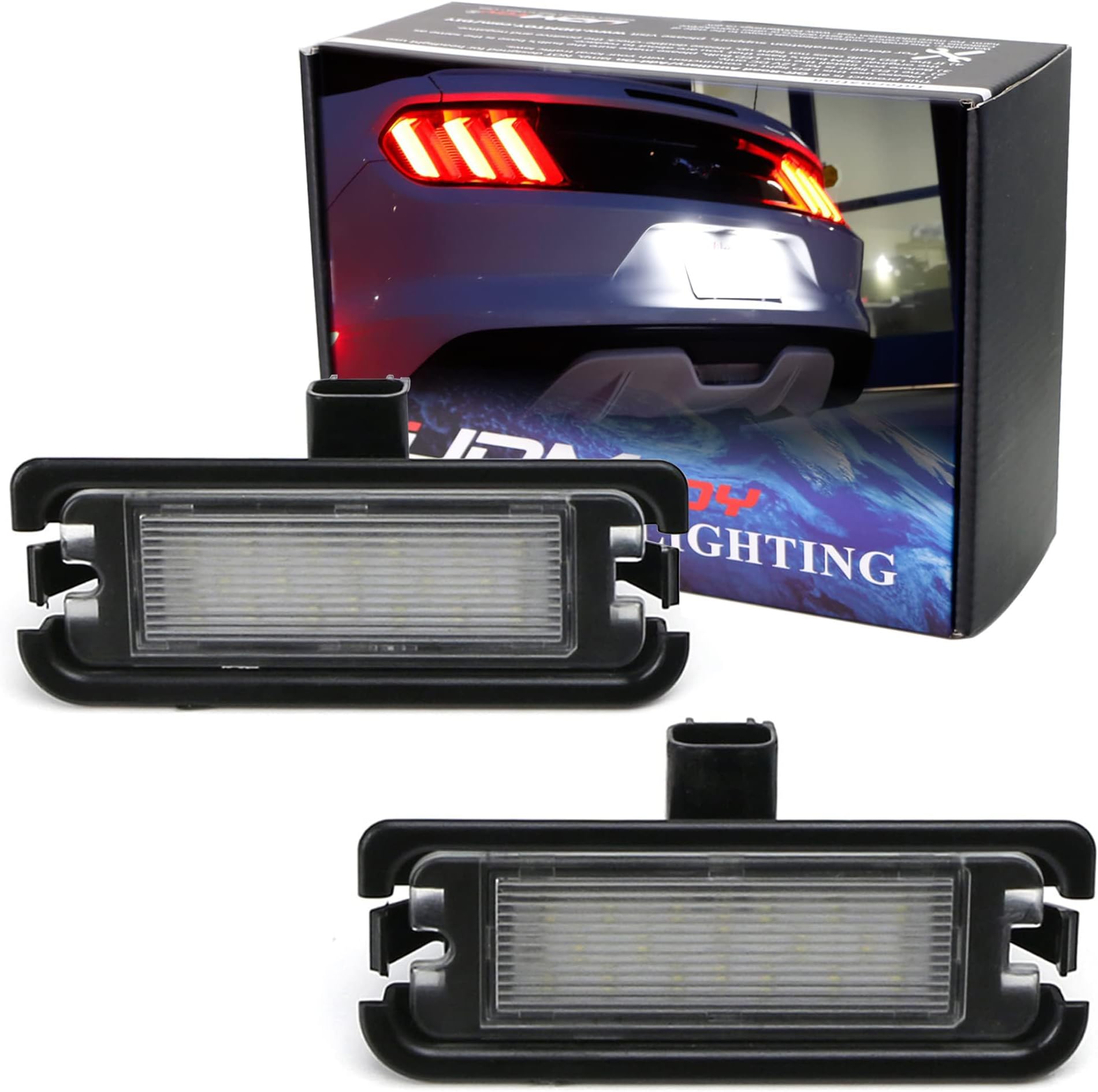 Amazon.com: iJDMTOY OEM-Fit 3W Full LED License Plate Light Kit ...