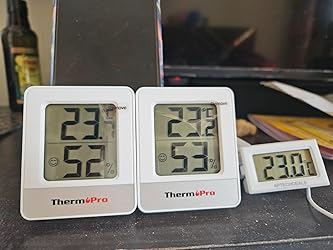 AptechDeals Mini LCD digital thermometer sensor wired for Room ...