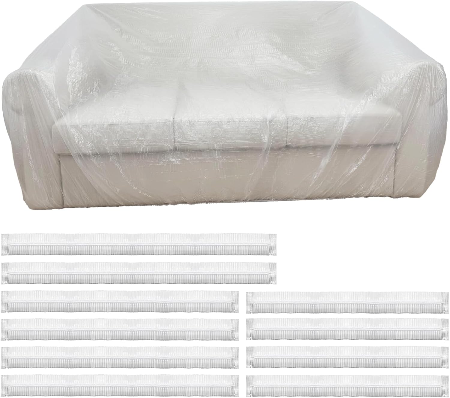 Amazon.com : 10 Pcs Disposable Furniture Dust Covers with Elastic ...