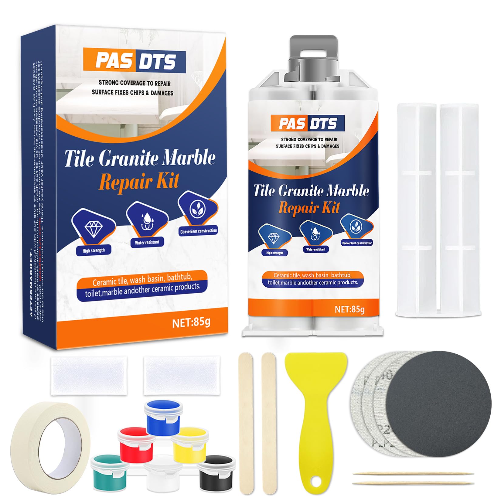 Amazon.com: Granite and Quartz Countertop Chip Repair Kit (Color ...