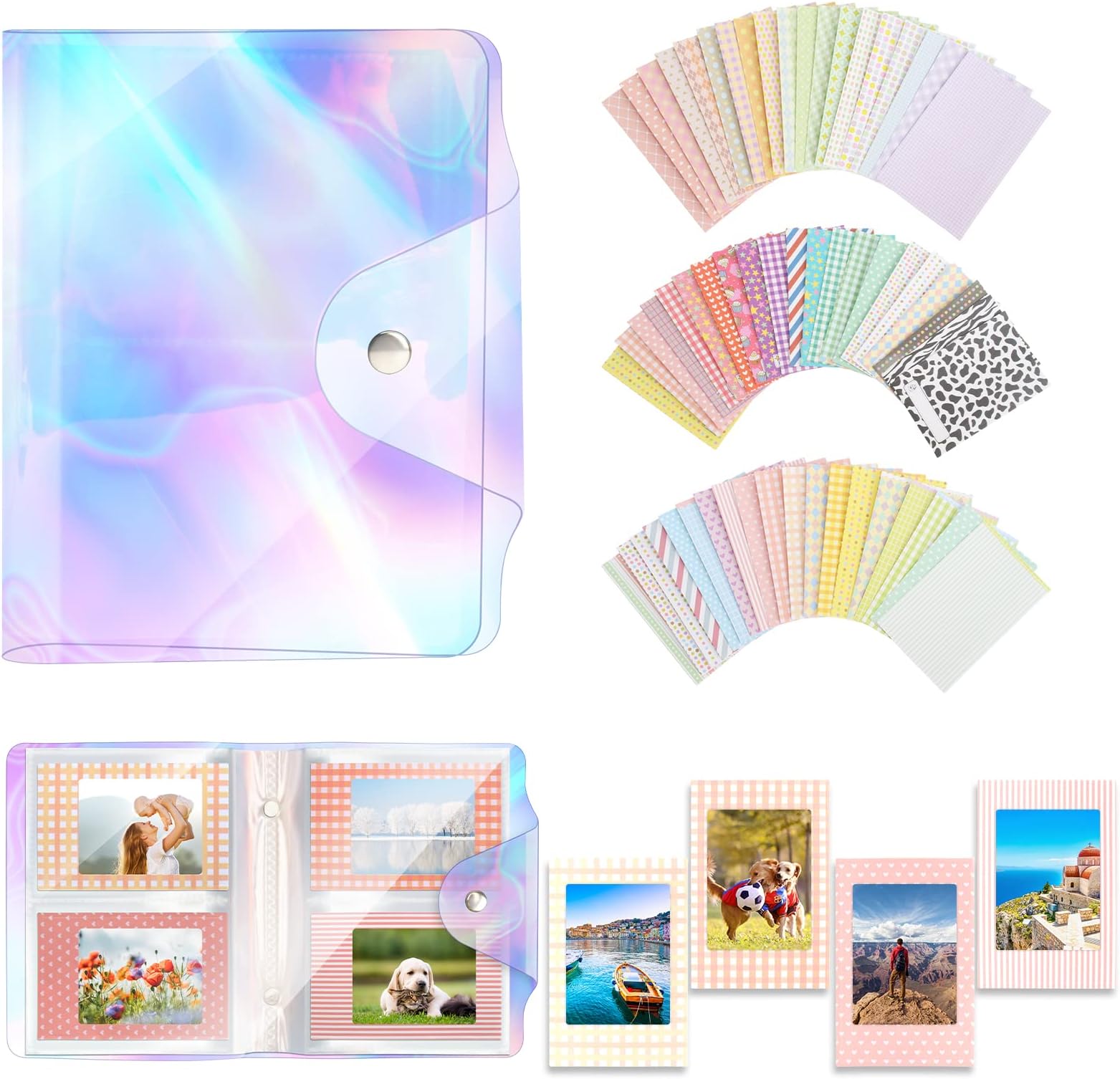 eforlife 64 Pockets Mini Album Case Storage For Polaroid Photo FujiFilm ...