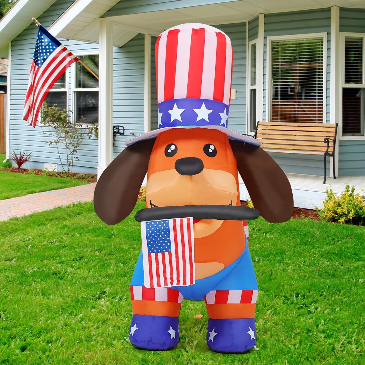 Amazon.com: ATDAWN 5.6 FT Patriotic Independence Day 4th of July ...