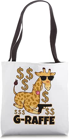 Amazon.com: G-Raffe Giraffe Tote Bag : Clothing, Shoes & Jewelry