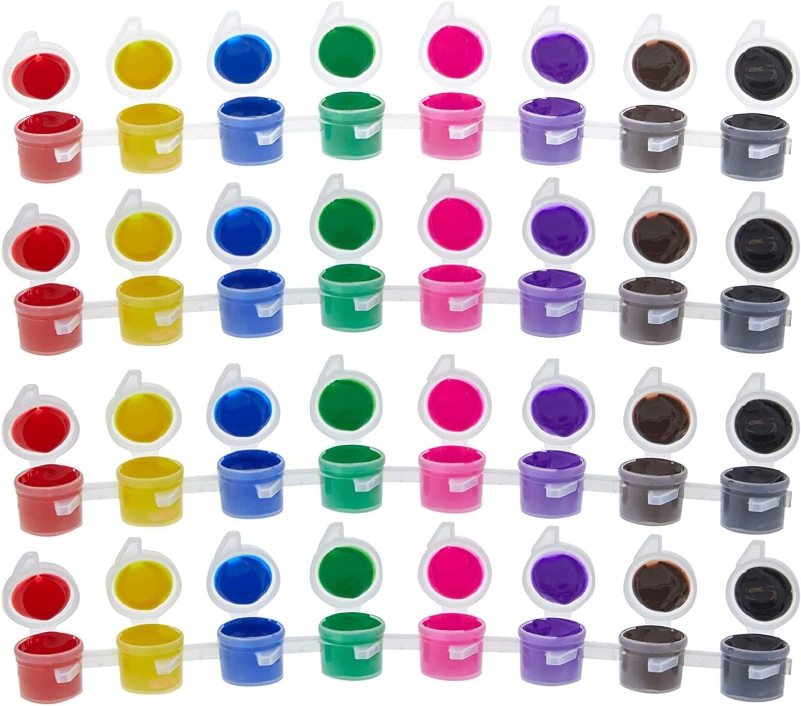 Amazon.com: 96 Acrylic Paint Pots for Kids, Classroom, Art and Crafts ...