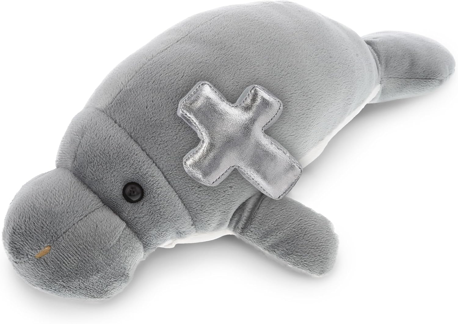 Amazon.com: DolliBu Wild Collection Manatee Stuffed Animal with Silver ...