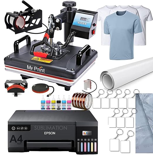 MY PRINT | Sublimation Printing Setup | 5in1 Combo with L8050 6 Color ...