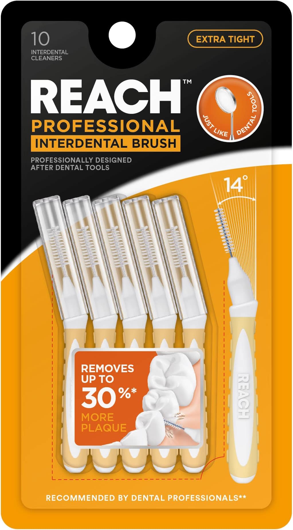 Amazon.com: Oral-B Interdental Brush Handle with 2 Tapered Refill ...