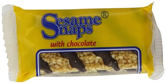 Amazon.com: Sesame Snaps Sesame Snaps Chocolate Coated 30g (Pack of 24 ...
