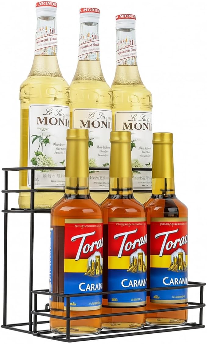 Amazon.com: onneka Coffee Syrup Rack & Syrup Holder – Loved by 5,000 ...