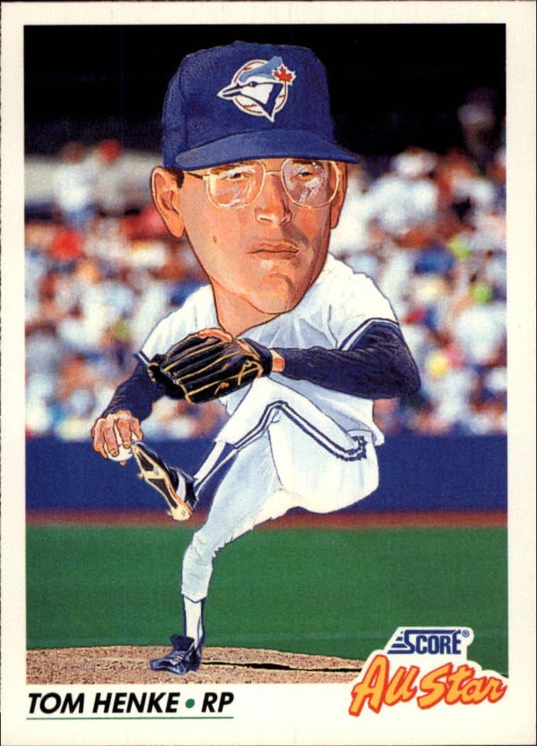 Amazon.com: 1992 Score Baseball Card #439 Tom Henke : Collectibles ...