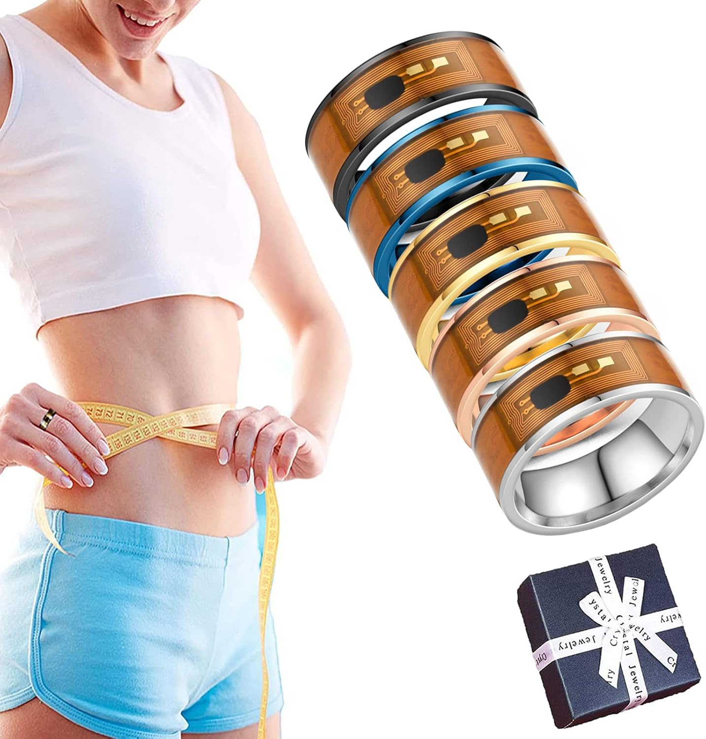 Biochip & Ultrasound Smart Shaping Ring,Magnetic Zircon Shaping Ring ...