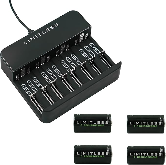 Amazon.com: Limitless Universal NiMH Battery Charging System with ...