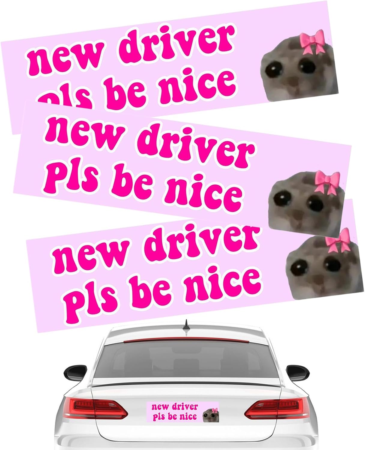 Amazon.com: 3 PCS New Driver Magnet for Car, Student Driver Sticker ...