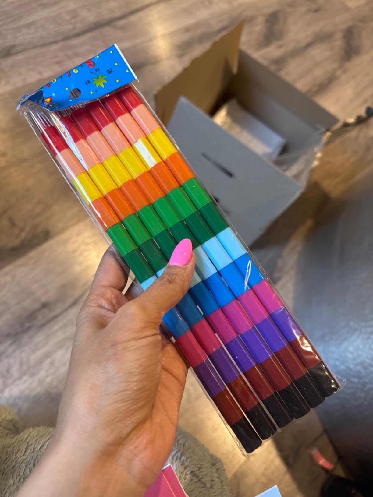 30 Pcs Stackable Crayons, 360 Counts Mini Crayon, Colored Pencils for ...