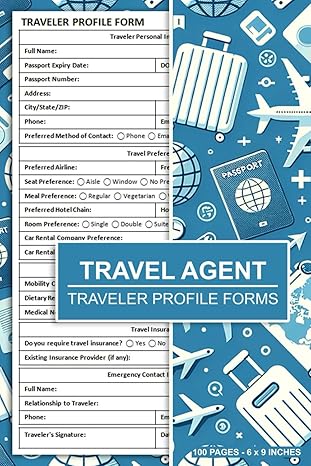 Travel Agent Traveler Profile Forms: Travel Agent Client Information ...
