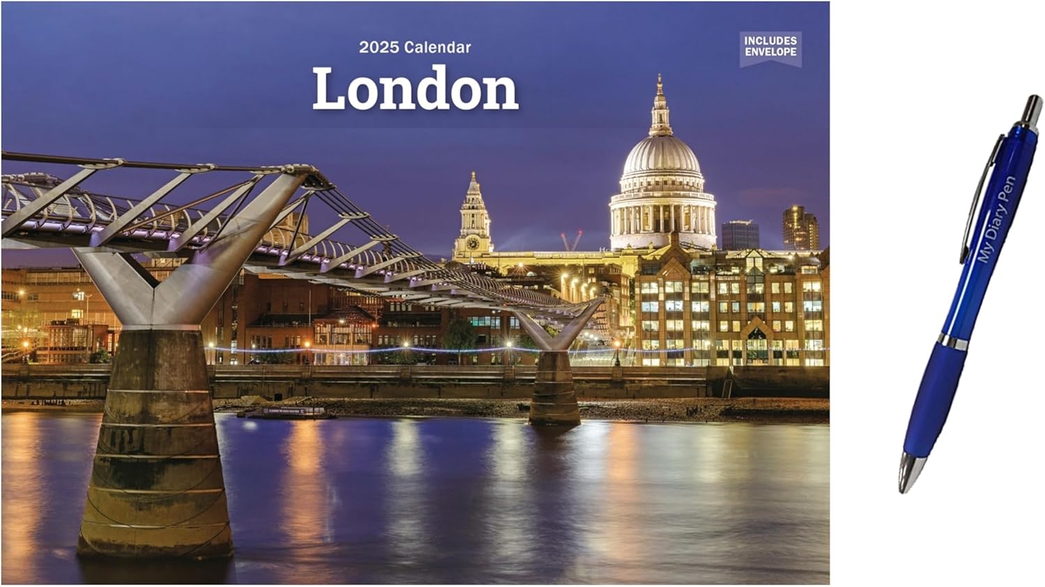 London A5 Calendar 2025 + EXCLUSIVE LIMITED EDITION PEN : Amazon.co.uk ...