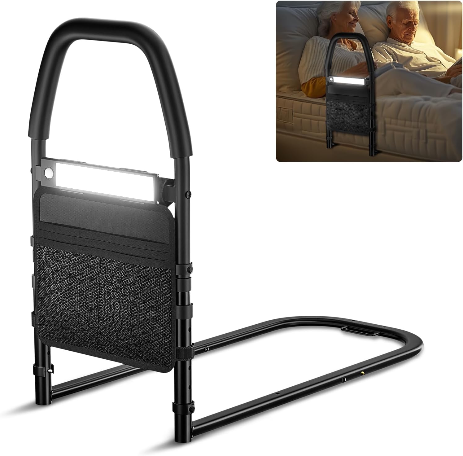 Amazon.com: FORTEMOTUS Bed Rails for Elderly Adults Safety - Grab Bar ...