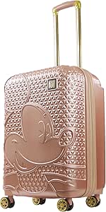 Amazon.com | FUL Disney Mickey Mouse Rolling Luggage, Hardside Suitcase ...