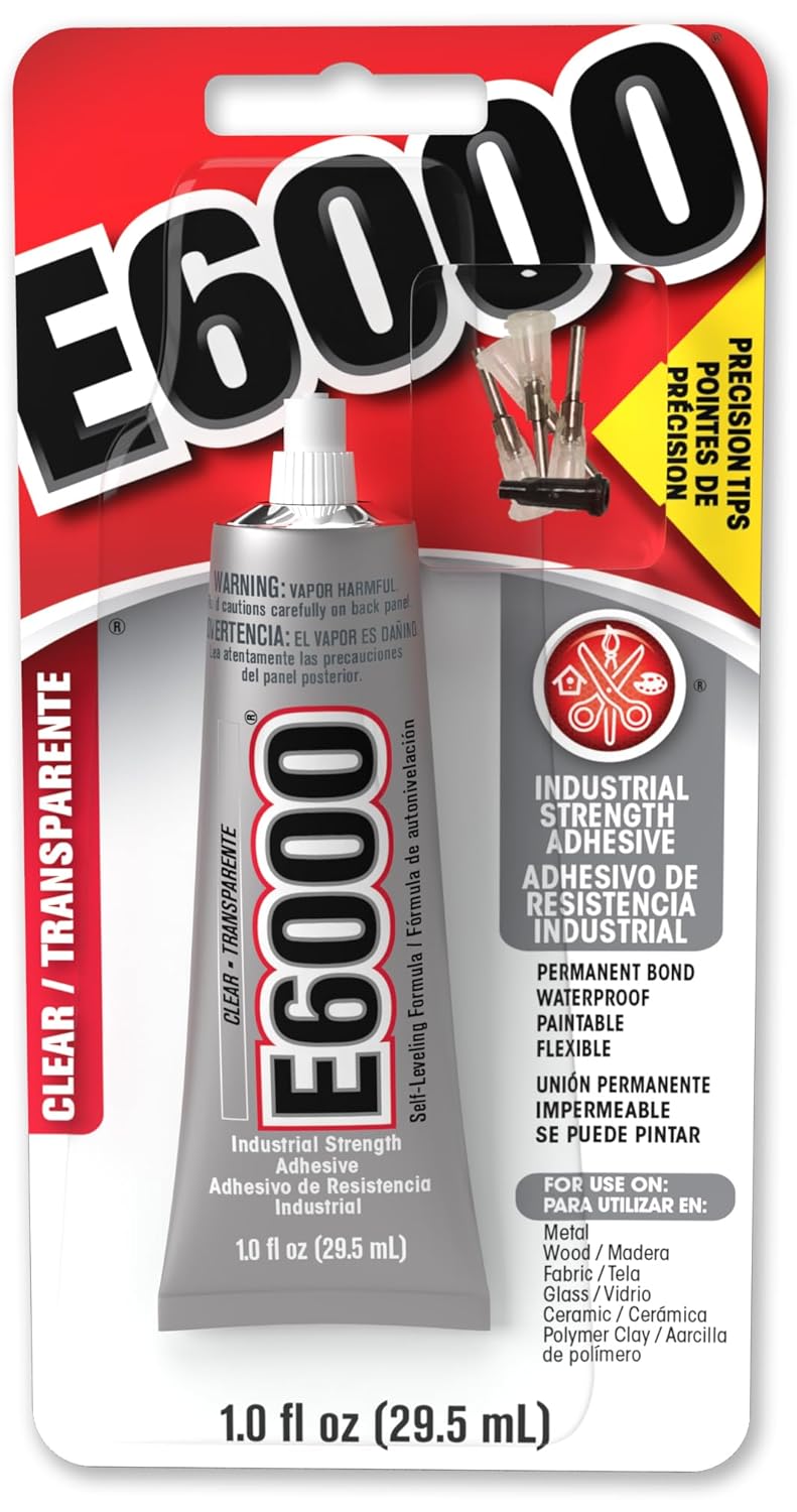 Amazon.com: E6000 Clear Glue with Precision Tip | DIY Crafts | Glue for Craft | Multi Purpose ...