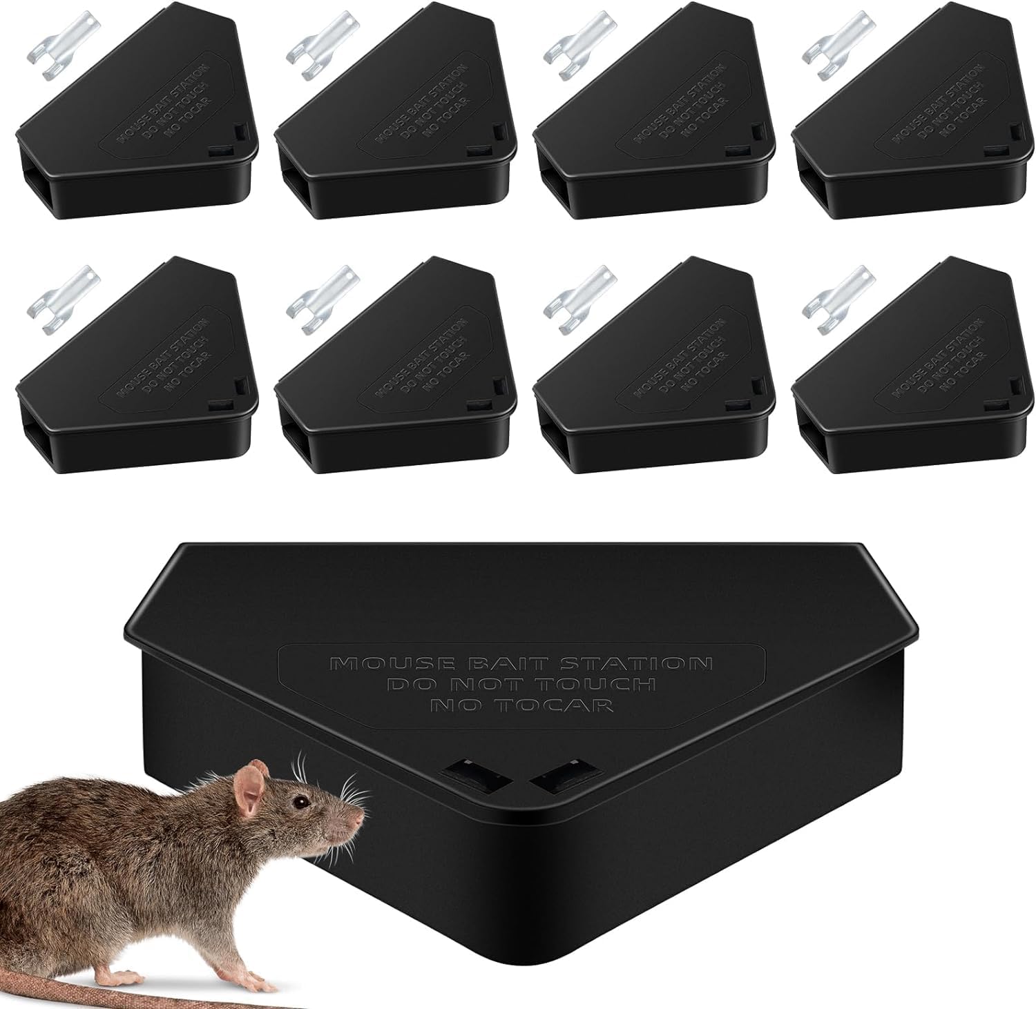 Amazon.com: d-CON Estación de cebo para mouse recargable, 1 trampa + 18 ...
