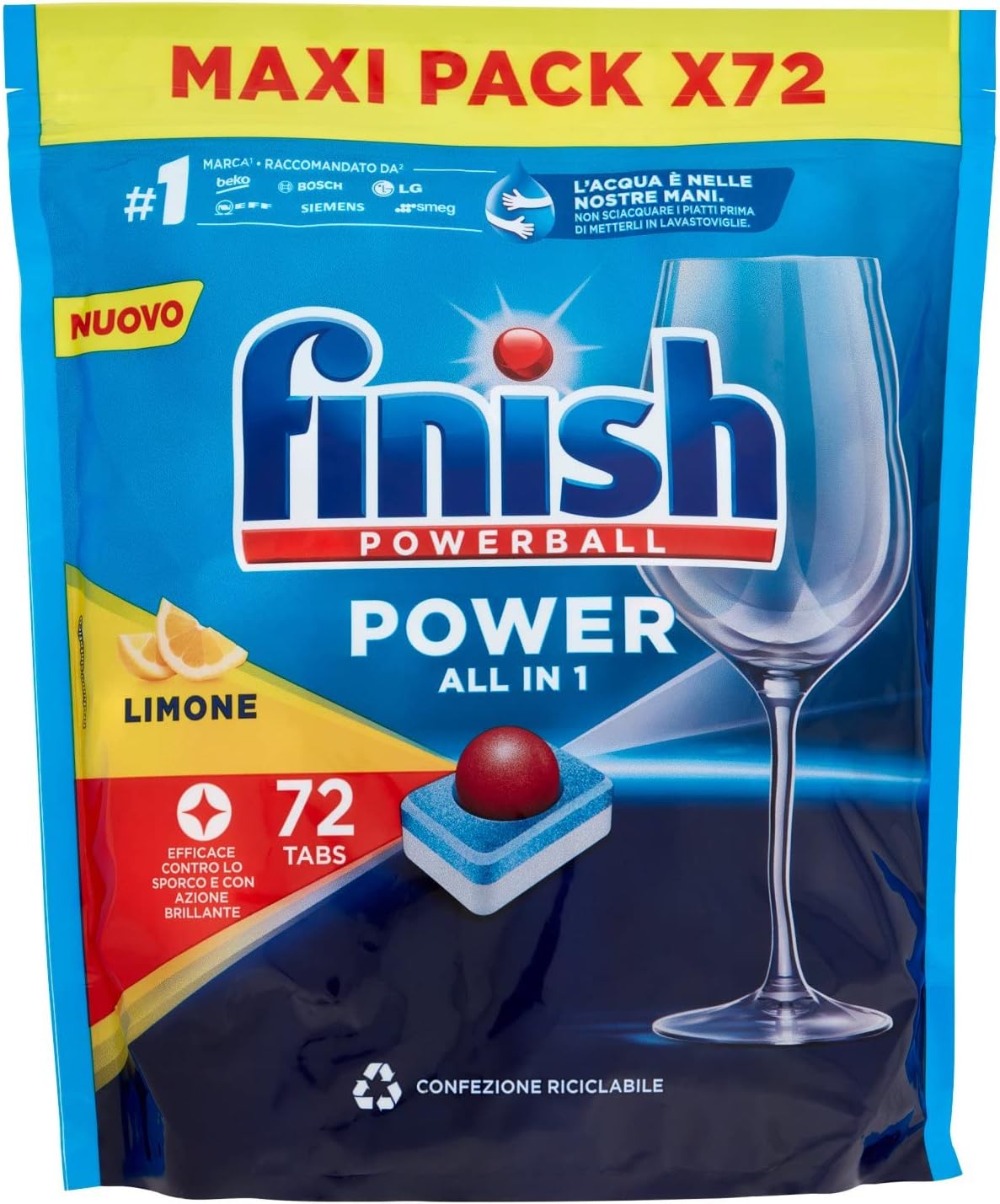 Finish Powder Dishwasher Booster, Lemon Sparkle 14 oz Bottle, Hard ...
