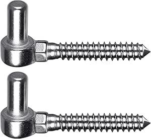Amazon.com: Insaga One-Piece Molding Chain Link Lag Screw Hinge, 304 ...