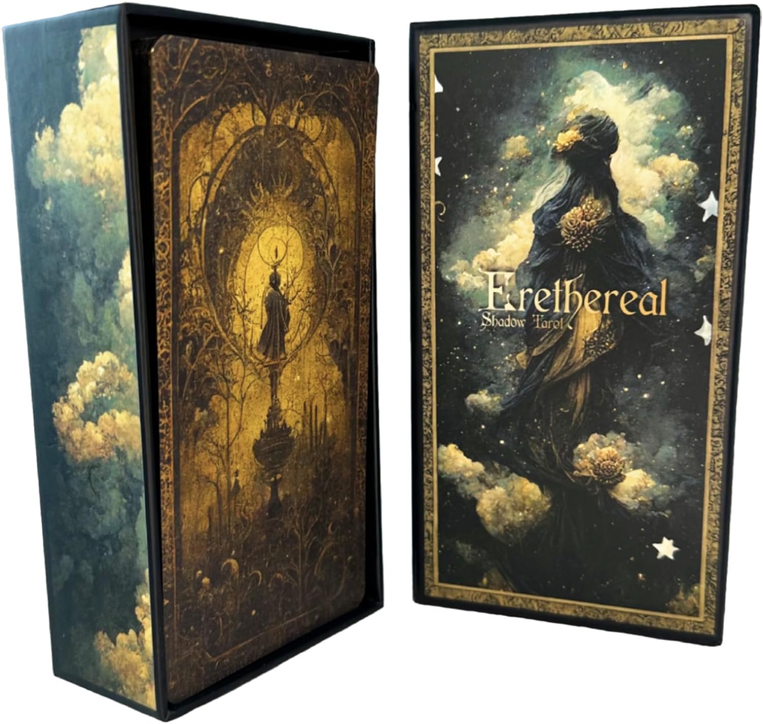 Amazon.com: Erethereal Shadow Work Tarot Deck | 78 Cards, Dark Vintage ...