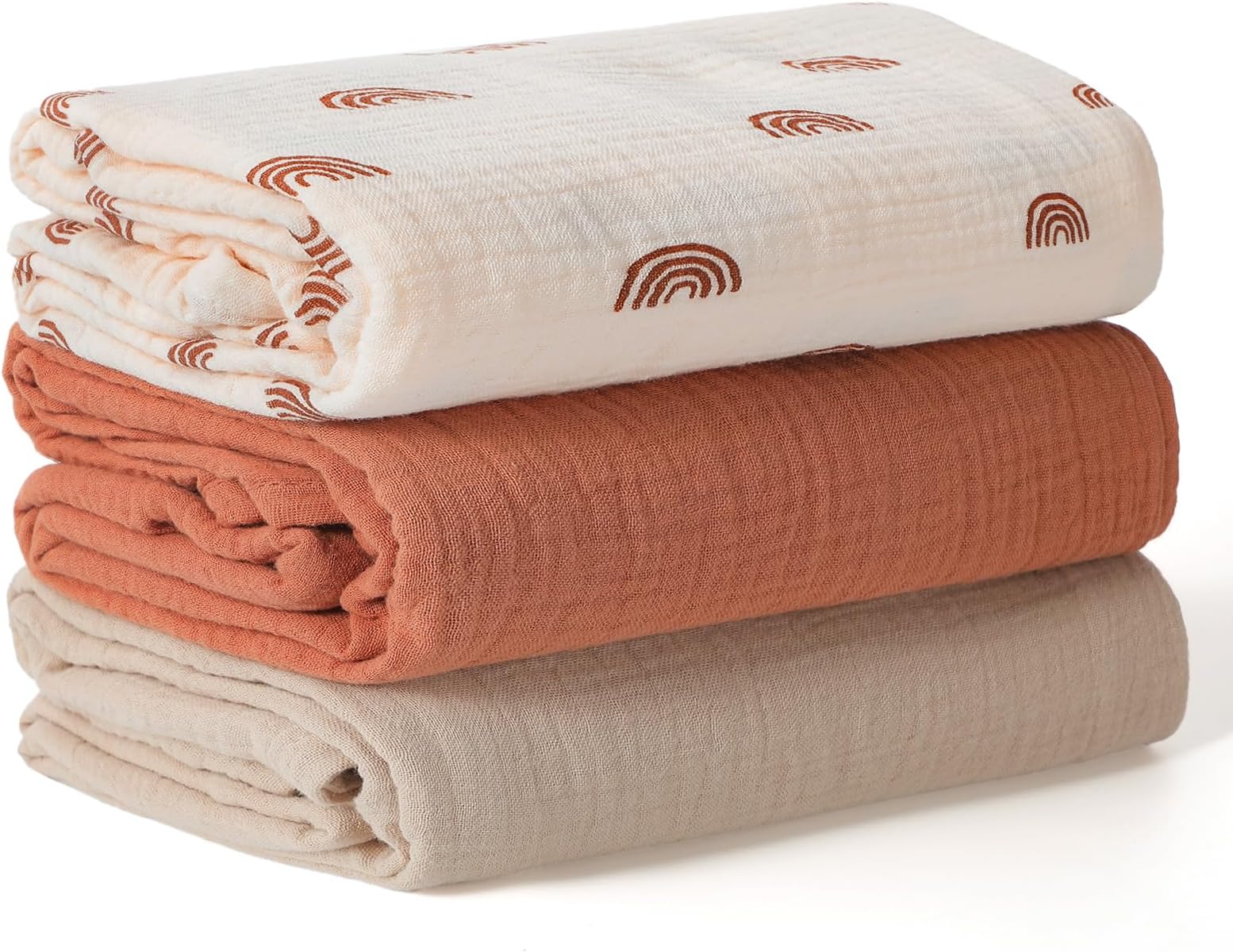 Soarwg Kids Musselin Tuch Baby Pucktücher für Neugeborene, 3 Stück ...