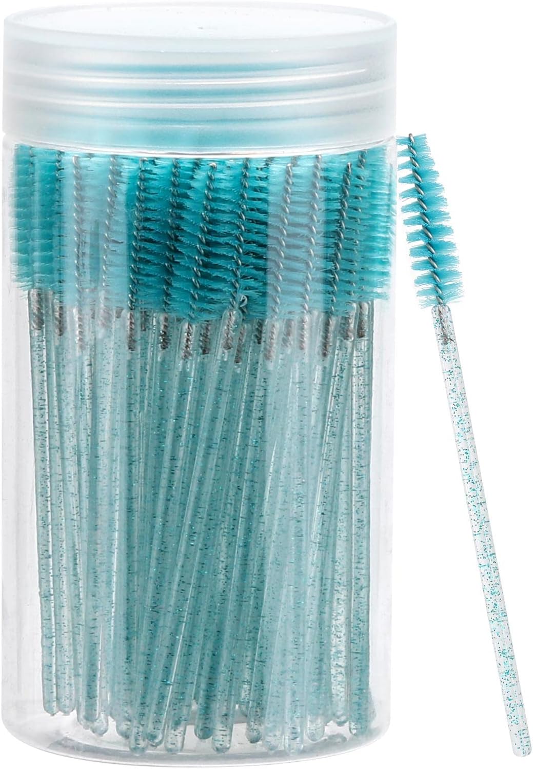 Amazon.com: 100 Pcs Disposable Mascara Wands, Crystal Eyebrow Spoolies ...