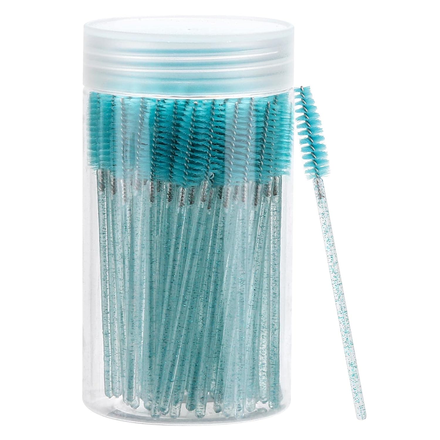 Amazon.com: 100 Pcs Disposable Mascara Wands, Crystal Eyebrow Spoolies ...